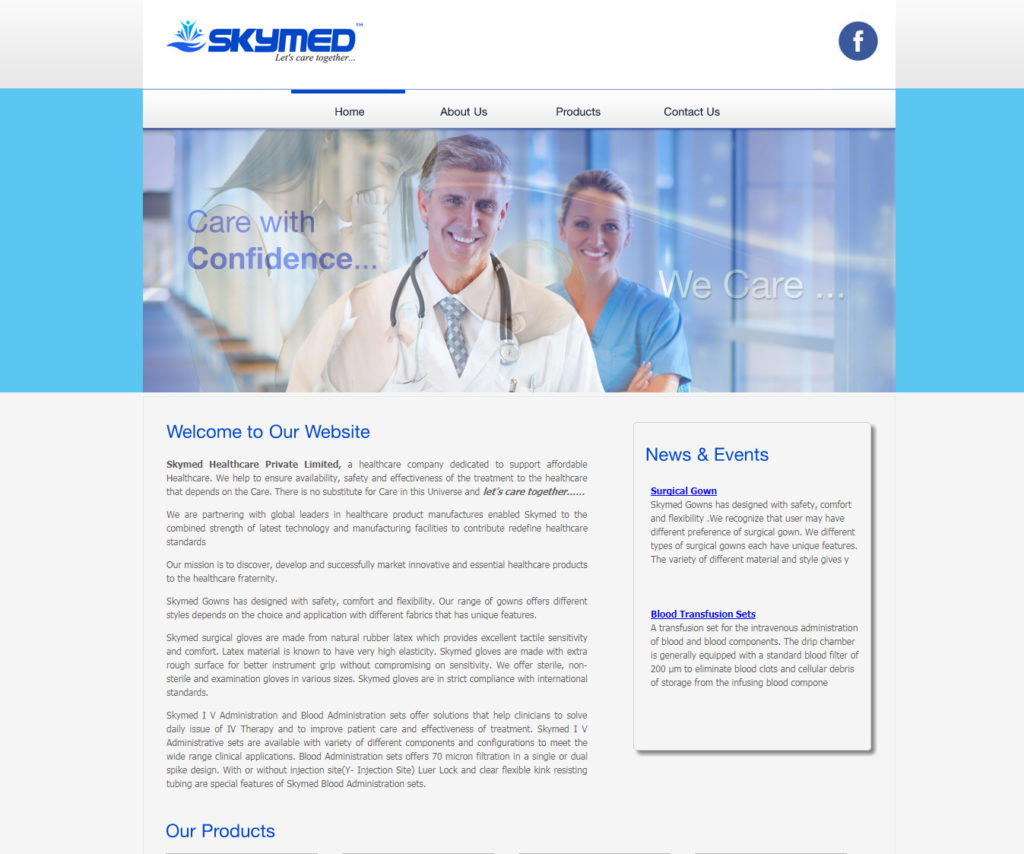Skymed Website Design – Medical & Healthcare Web Development